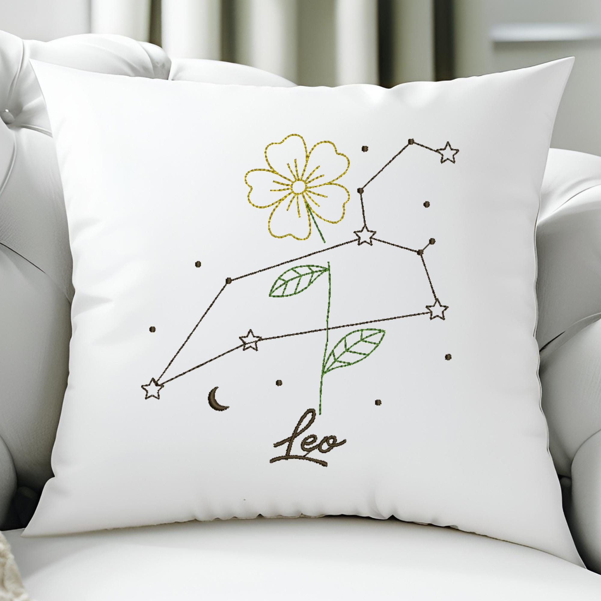 Zodiac Embroidery Design, 12 Signs of the Zodiac Embroidery, Horoscope ...