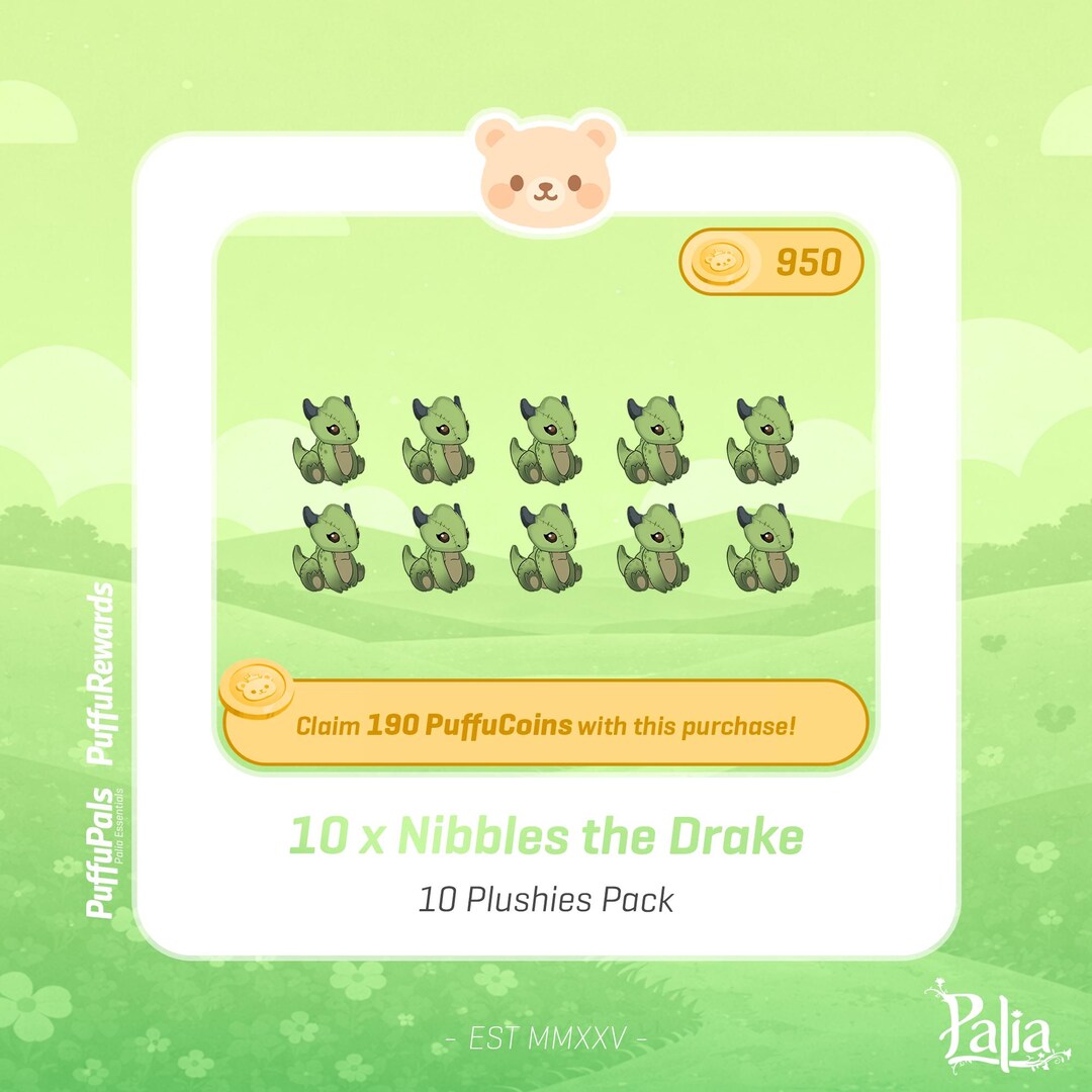 Palia | 10 X Nibbles the Drake - Etsy