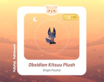 Palia Path of the Kitsuu Large Pack - Palia Obsidian Kitsuu Plush ...