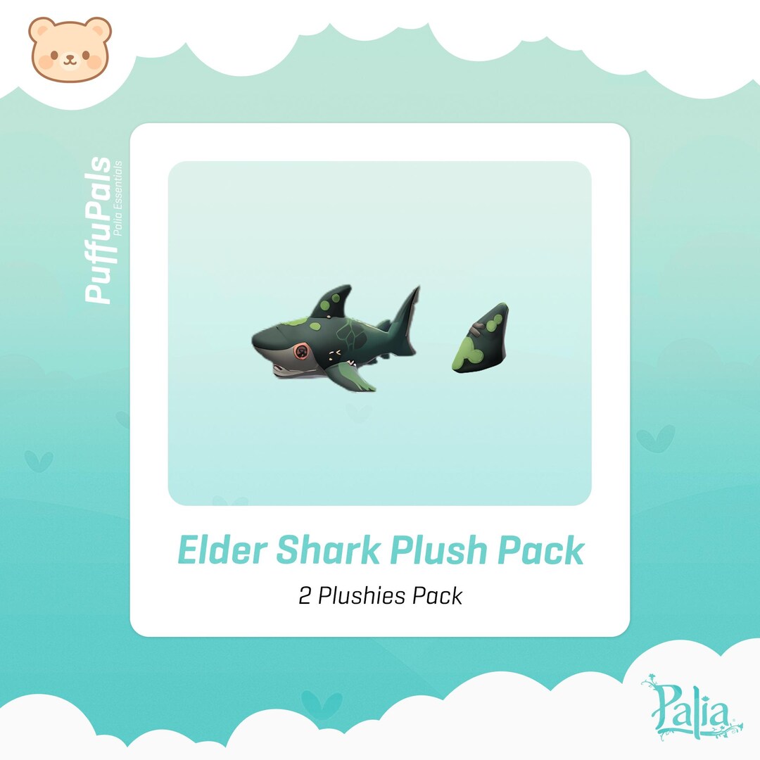 Palia | Elder Shark Plush Pack - Etsy