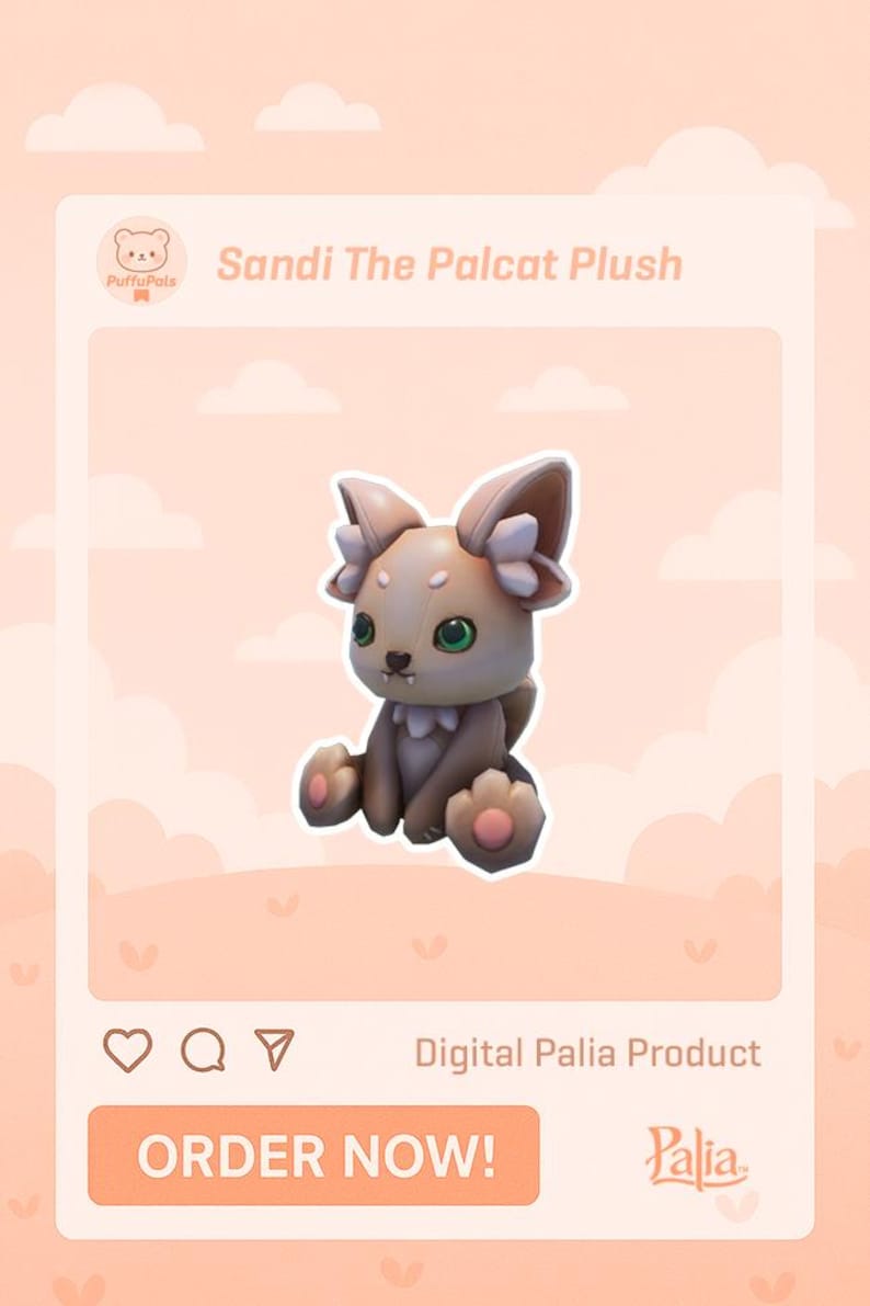 Palia | Sandi the Palcat Plush - Etsy