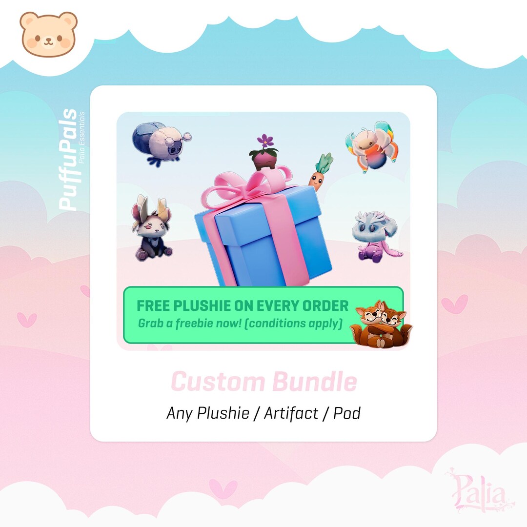 Palia | Custom Bundle [any Plushie / Artifact / Pod] - Etsy