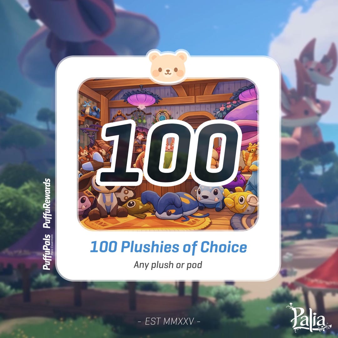 Palia | 100 Plushies of Choice - Etsy