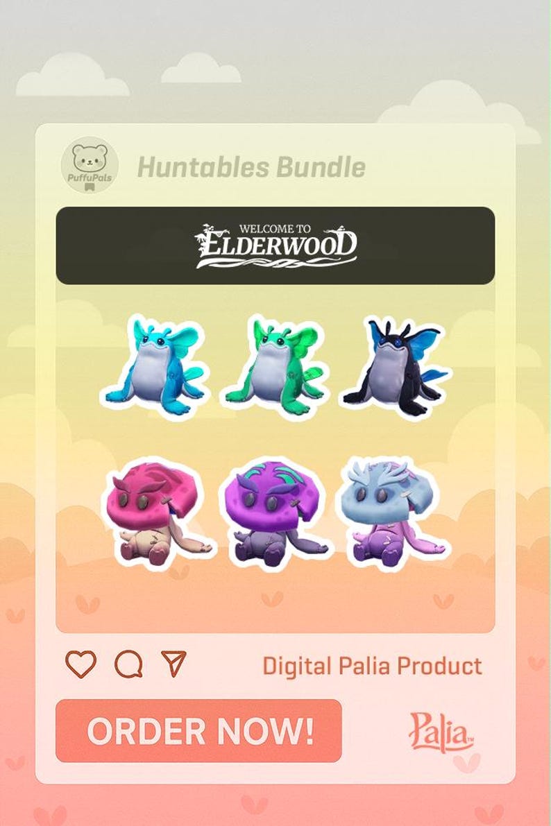 Palia Elderwood | Huntables Bundle - Etsy
