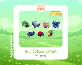 Bug Catching Pack - Bee Plush - Proudhorn Beetle - Lantern Bug ...