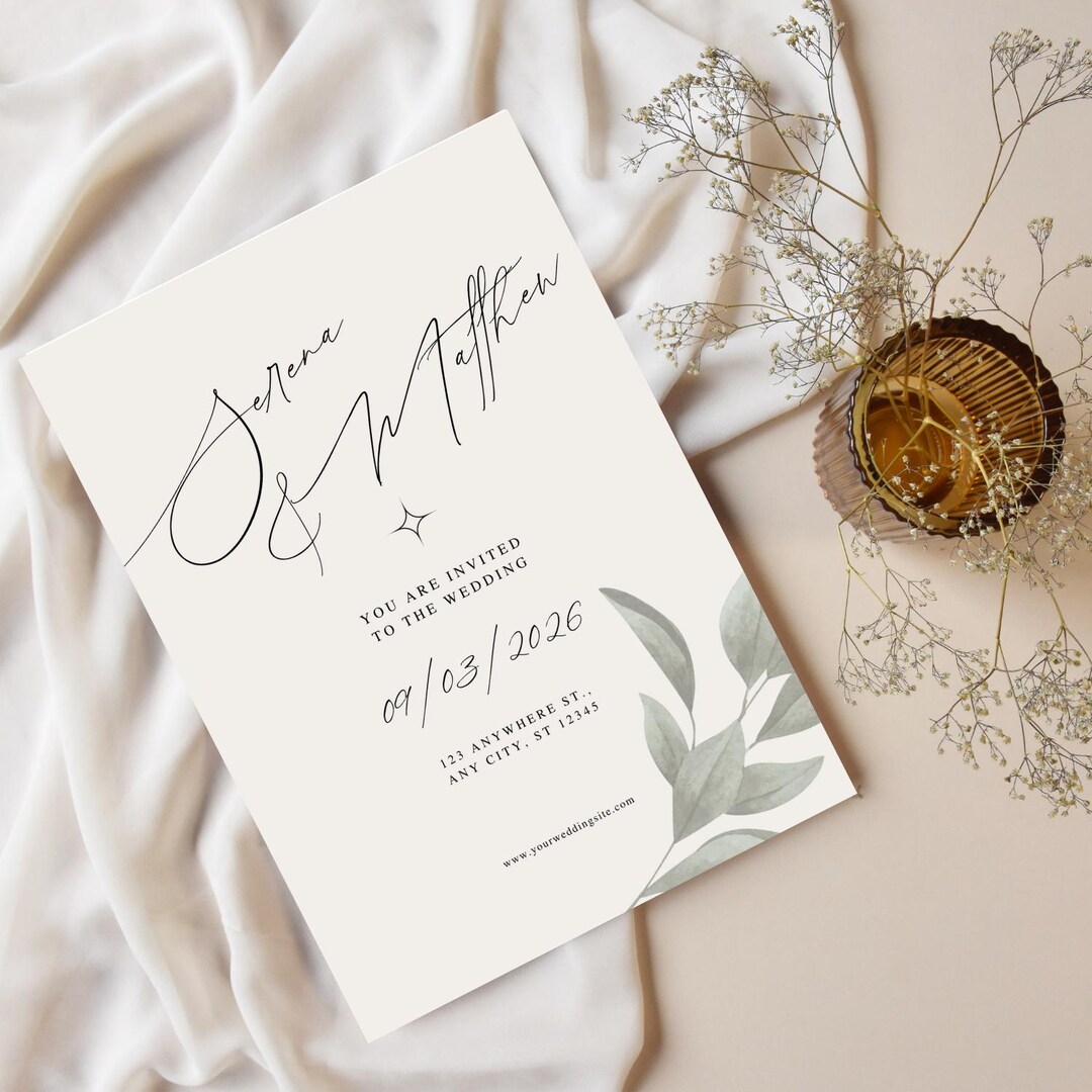 Elegant Custom Wedding Invitations – Made to Order - Etsy