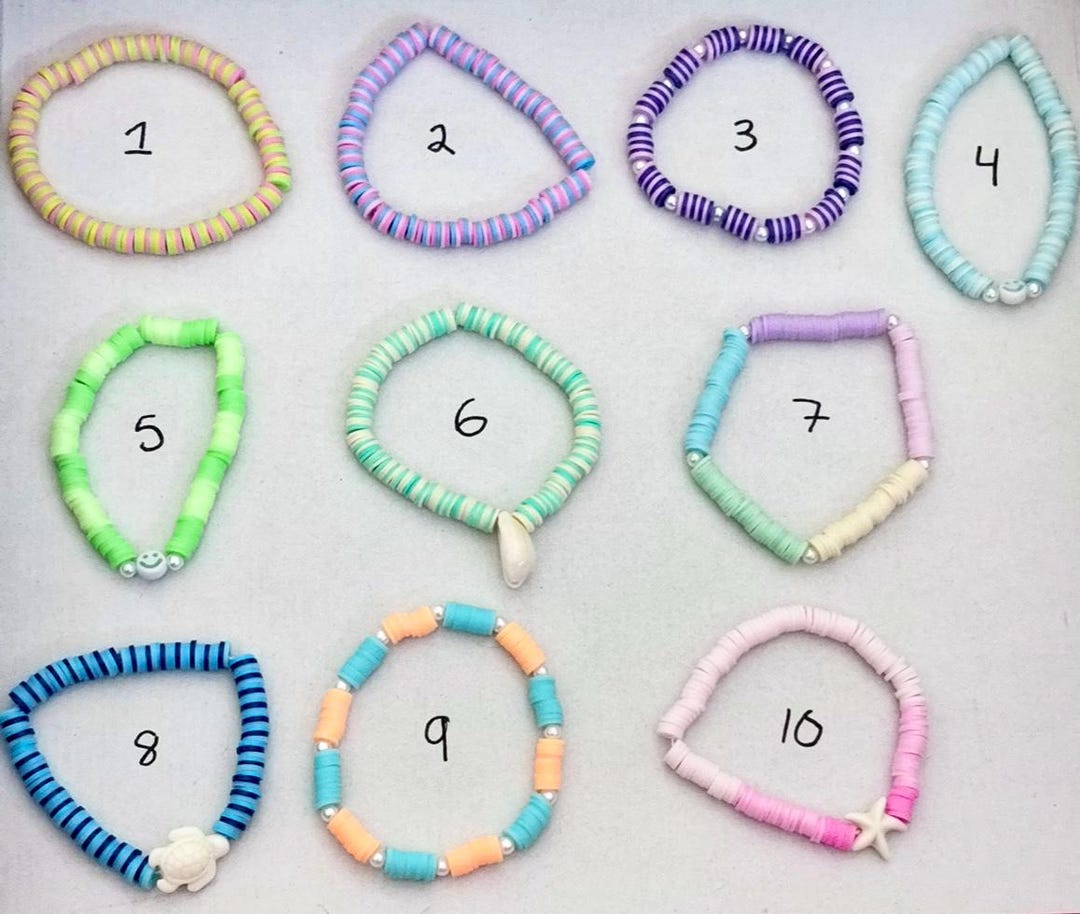 10 Different Bracelets! Various Colors. Each Bracelet Sold Separately ...
