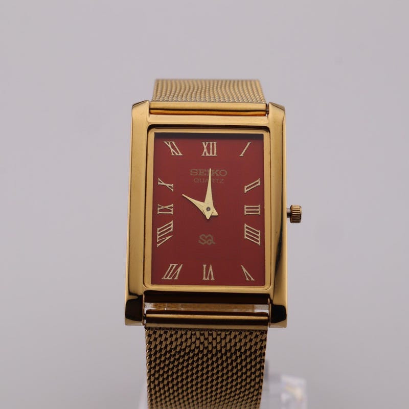 Red and Gold Watches Men - Etsy
