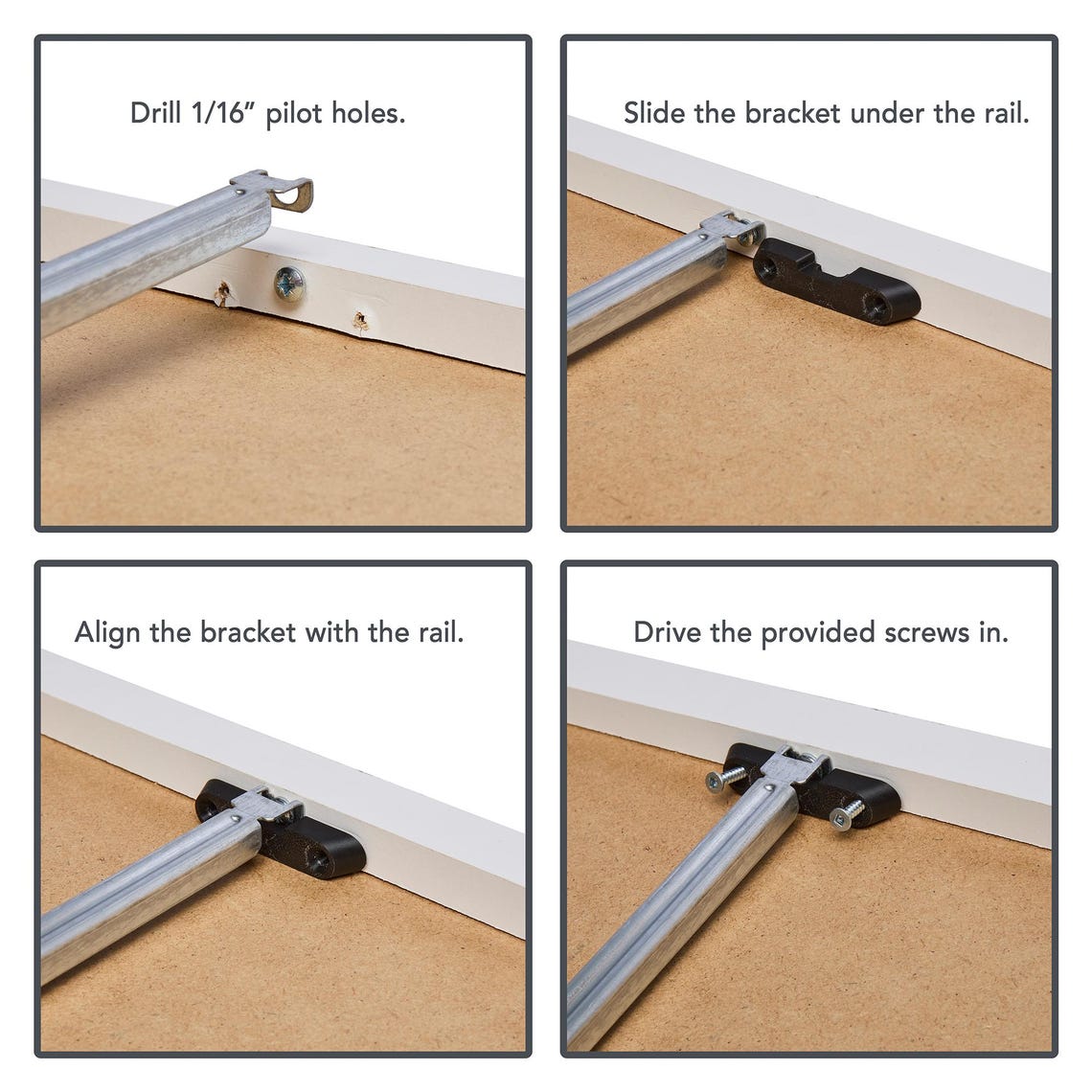 Drawer Fixing Brackets for Ikea Malm (6-pack) - Prevents Bottom Sagging ...