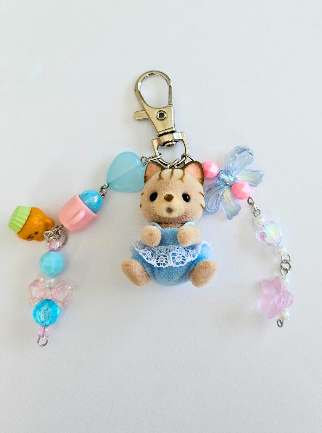 Calico Critter Bag Charm, Kawaii Keychain Accessory - Etsy