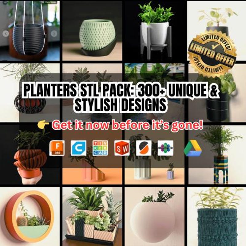 3d Printed Planter' - Etsy