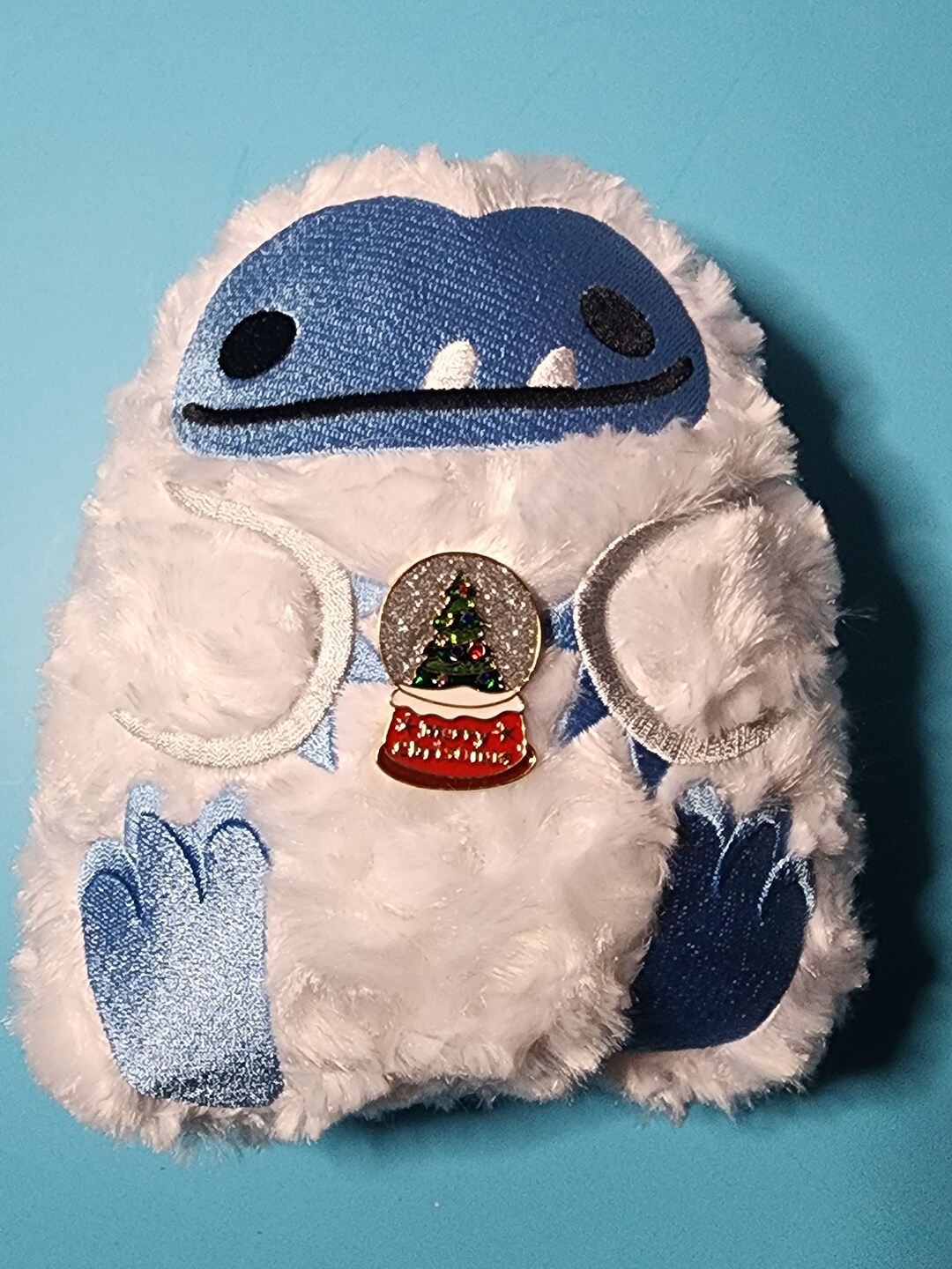 Snowglobe Yvette the Abominable Snoman or Yeti Stuffed Animal - Etsy
