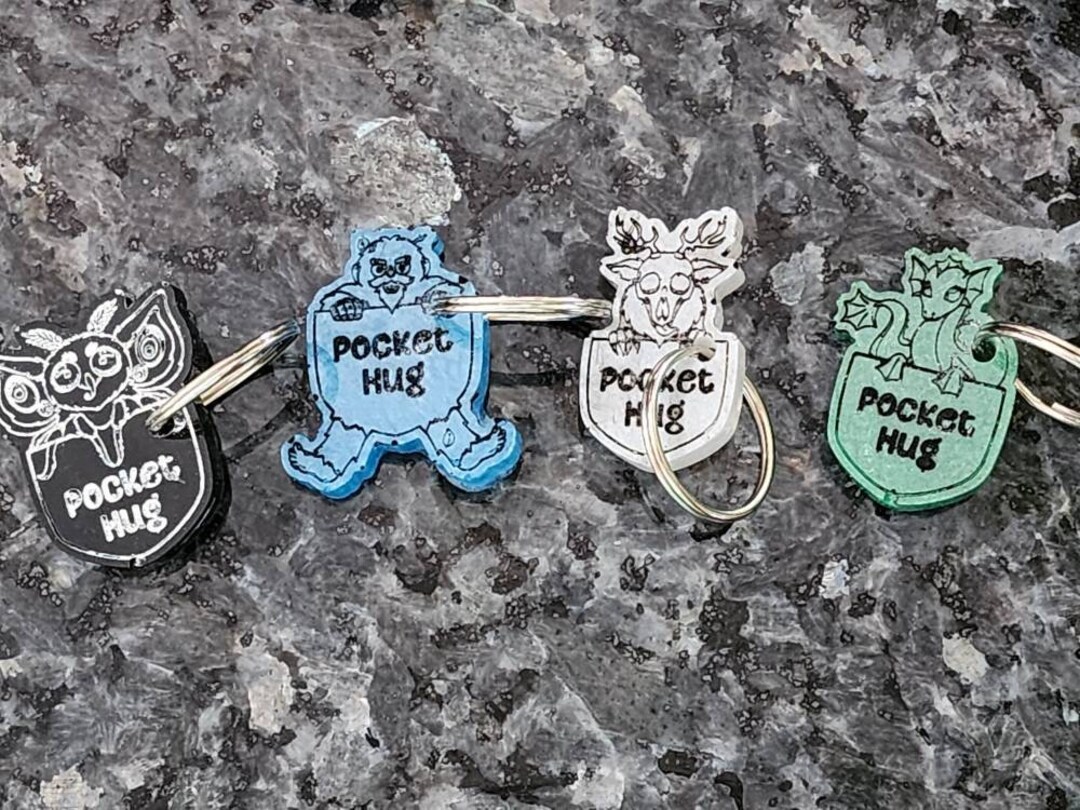 Cryptid Keychains Pocket Hugs - Etsy