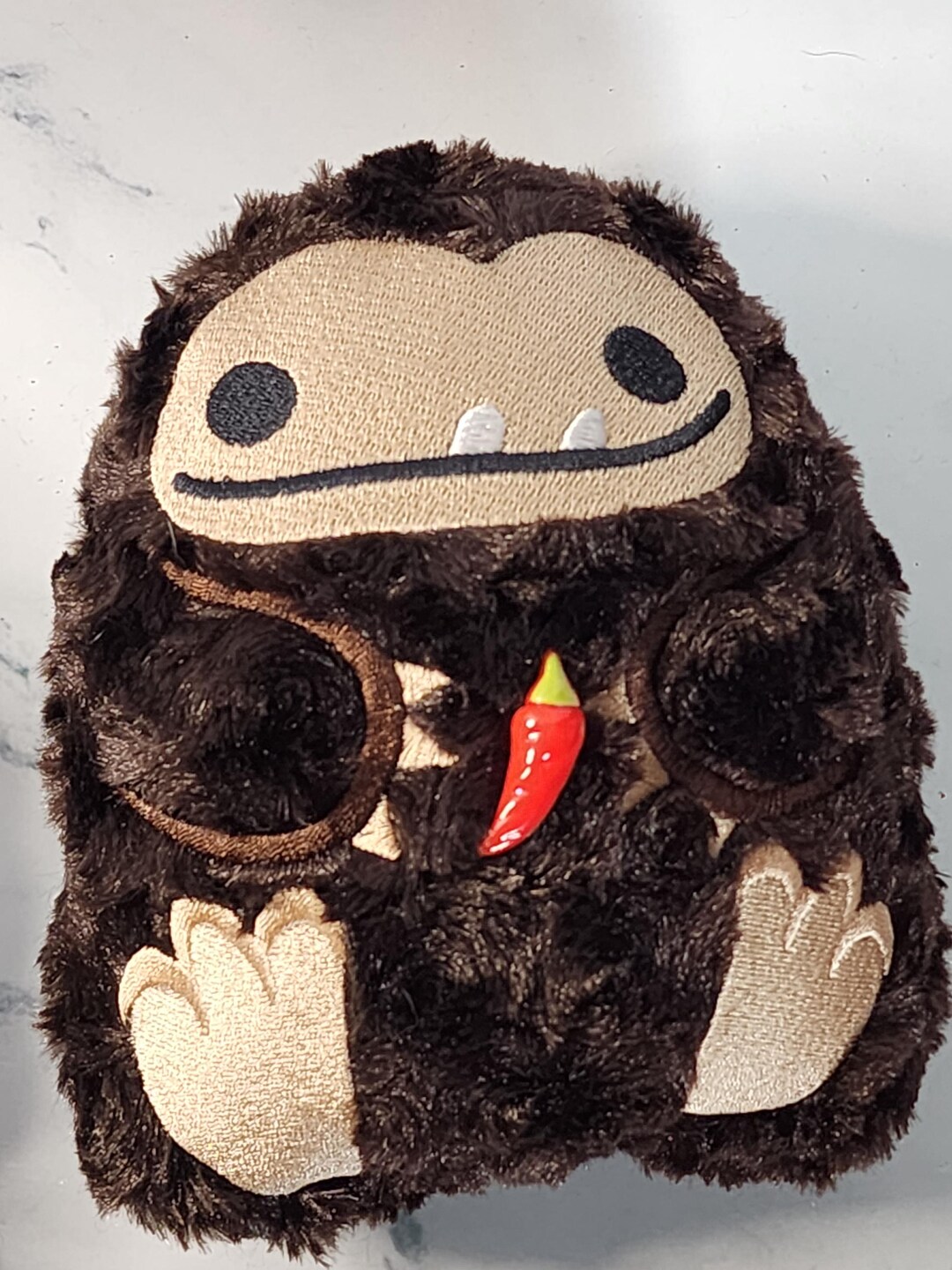 Chili Pepper Eating Summer the Big Foot or Sasquatch Stuffed Animal - Etsy