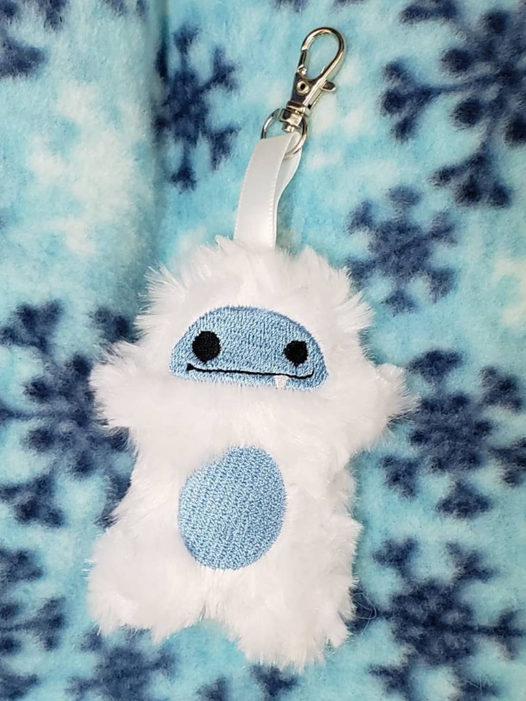 Dzu-teh the Yeti Stuffed Animal MINI KEYCHAIN! - Etsy