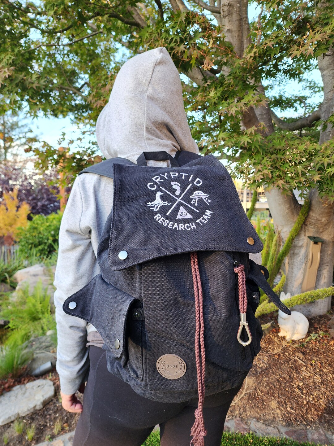 Cryptid Research Team Backpack Black - Etsy