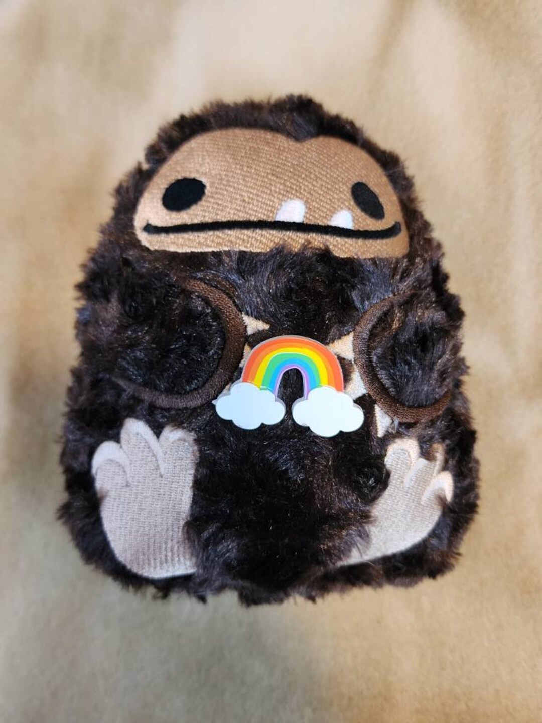 Rainbow Summer the Big Foot or Sasquatch Stuffed Animal - Etsy