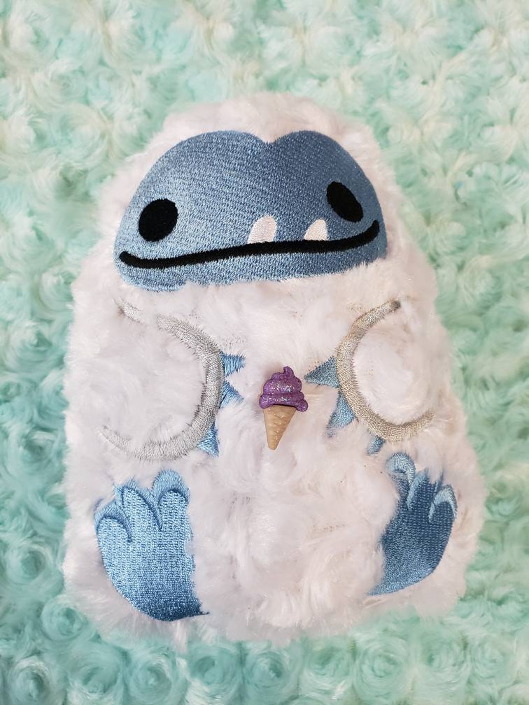Grape Ice Cream and Yvette the Abominable Snoman or Yeti Stuffed Animal ...