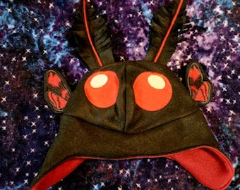 Mothman Beanie Knit Winter Hat - Etsy