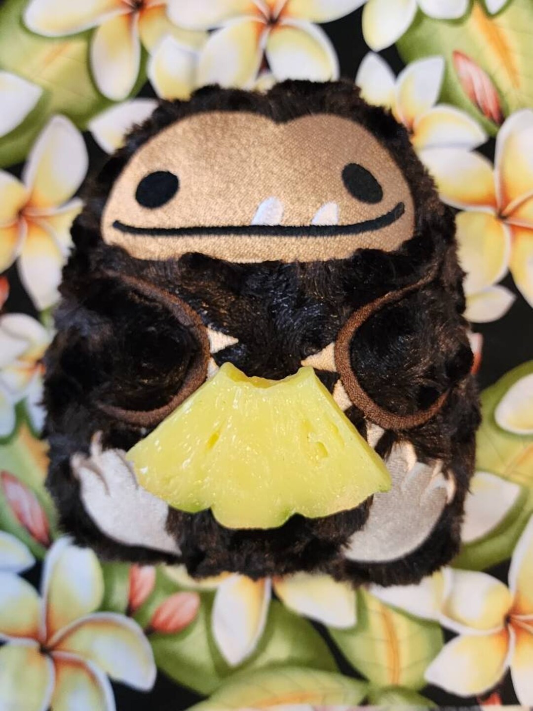 Tropical Pineapple Summer the Big Foot or Sasquatch Stuffed Animal - Etsy