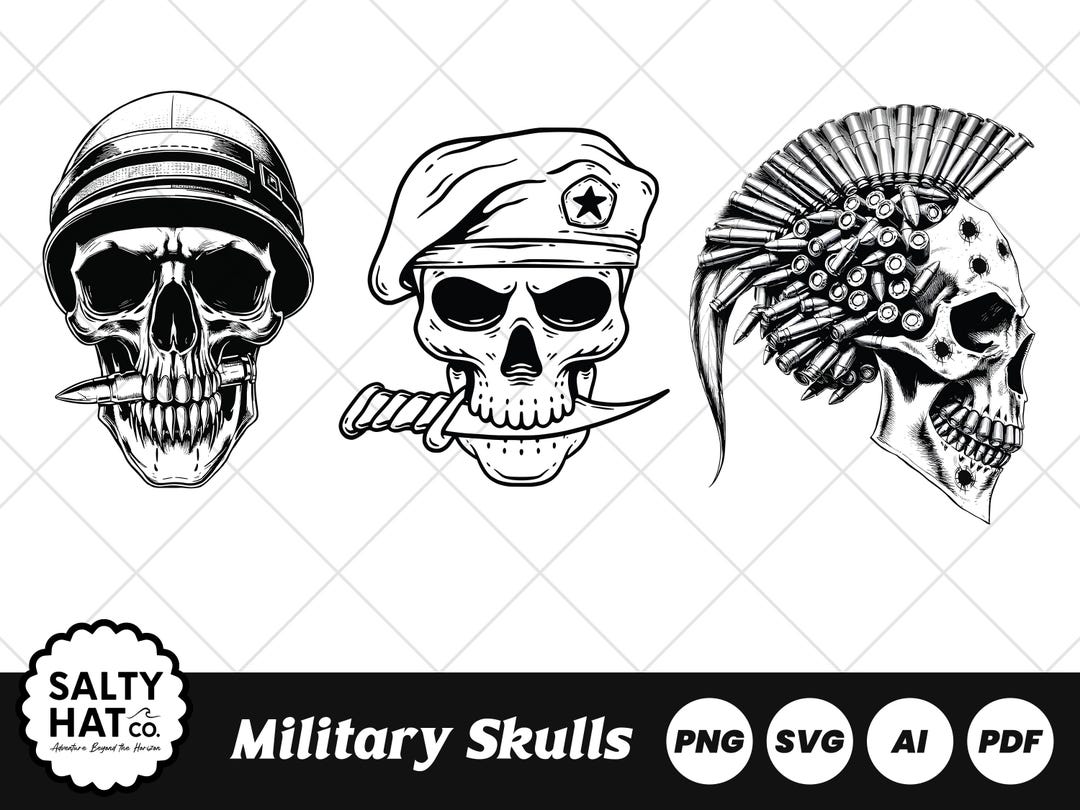 Military Skulls SVG, Spartan Skull, Second Amendment SVG, Patriotic Skull, Skull SVG, Tattoo ...