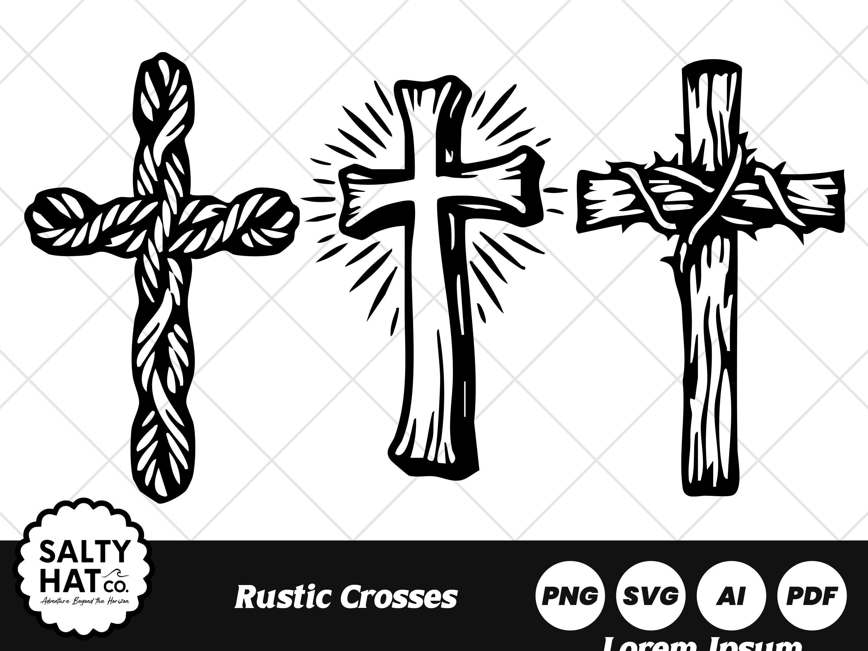 Rustic Cross SVG, Cross Svg, Cross Png, Christian Cross SVG, Rope Cross ...