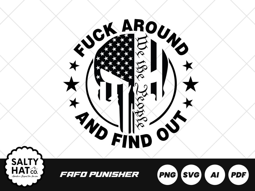 FAFO Punisher Flag SVG Punisher Skull Svg, 2nd Amendment Svg, Punisher ...