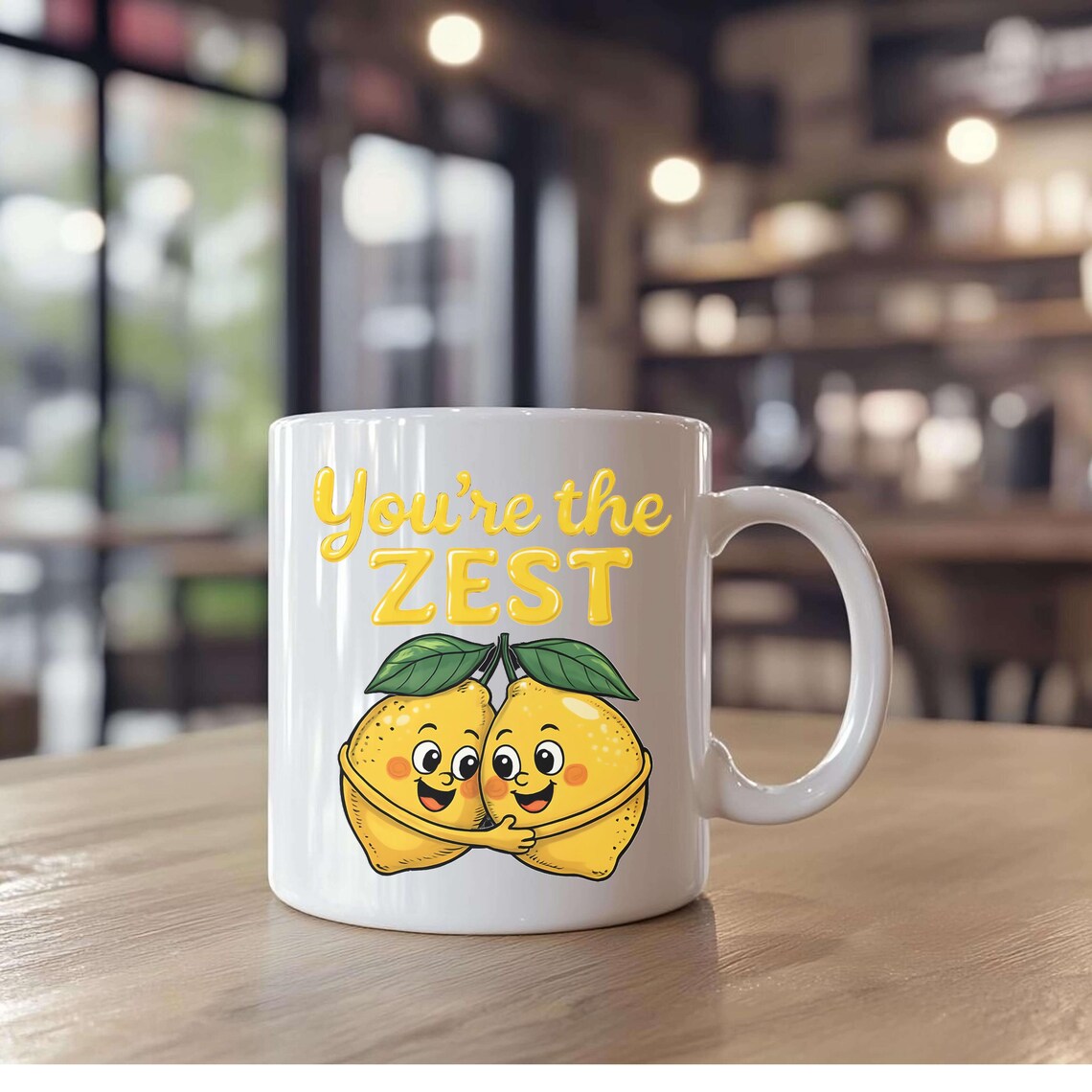 Adorable Lemon Couple PNG, You're the Zest, Cute Lemon Png, Hugging ...