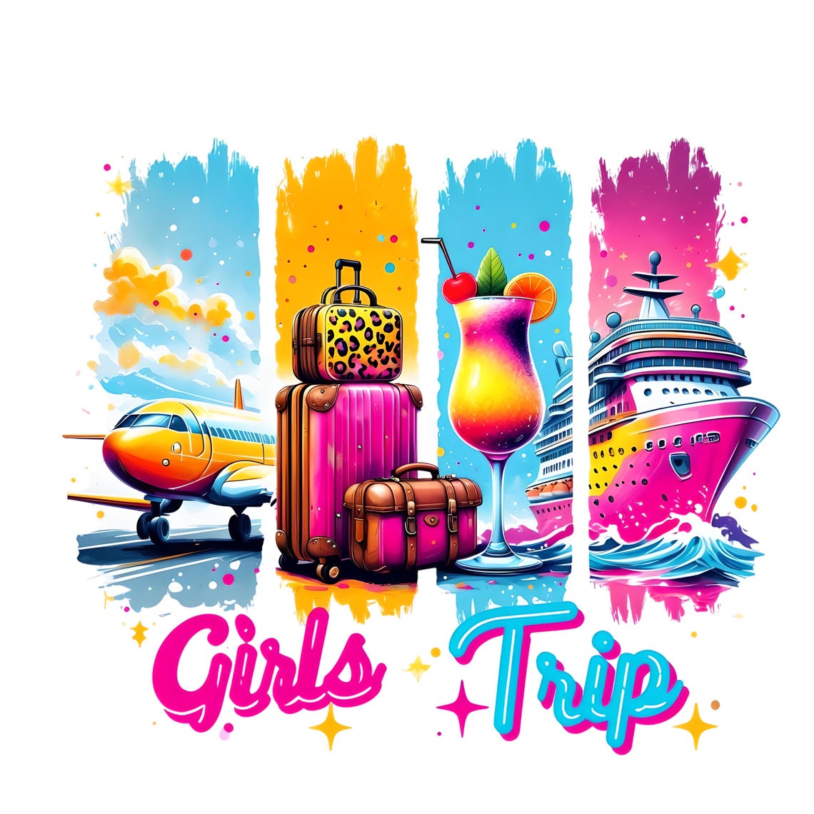 Girls Cruise Trip Png, Girls Trip Png, Girls Trip Sublimation Design ...