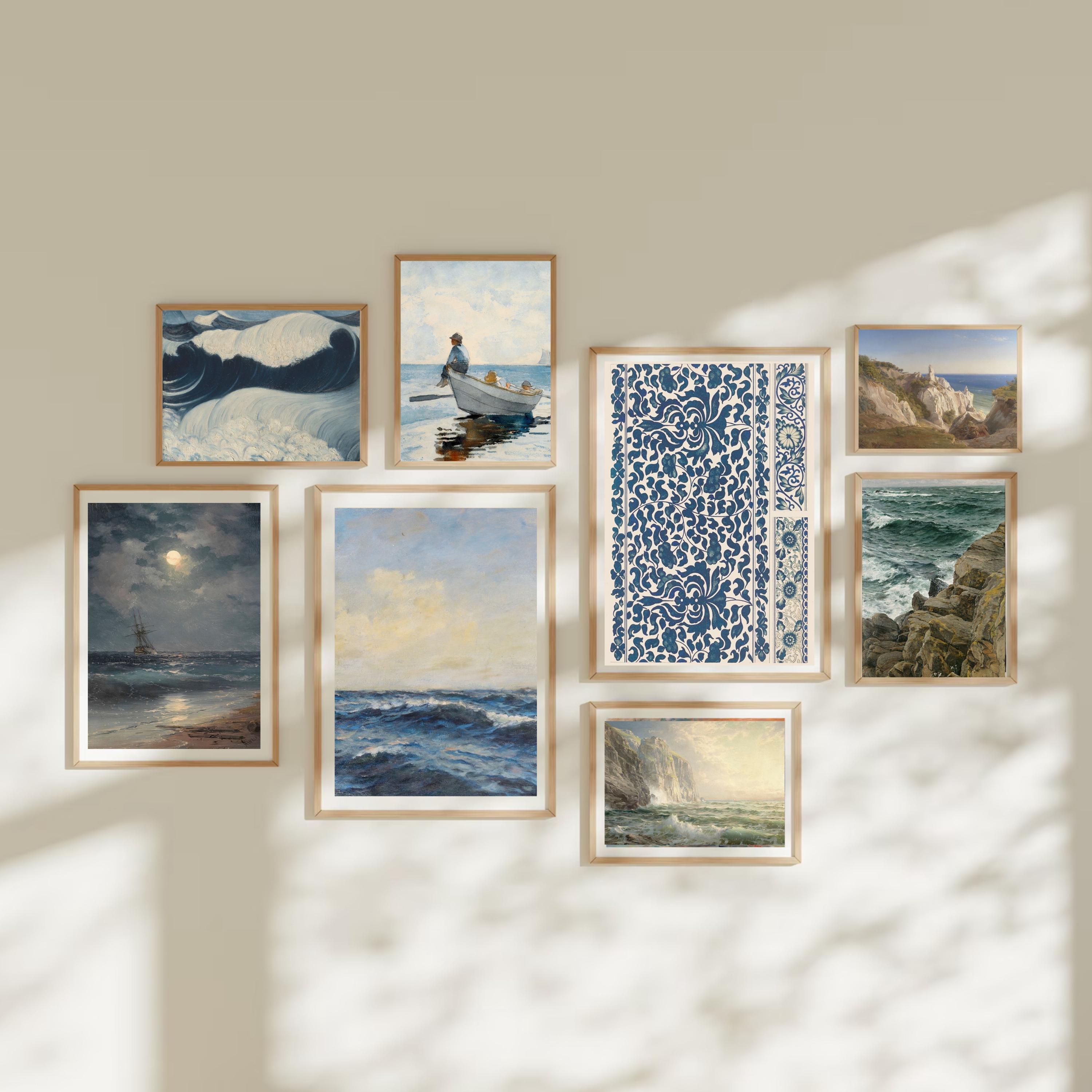 300+ Coastal Mega Bundle | Vintage Nautical & Beach Art Prints, Digital ...