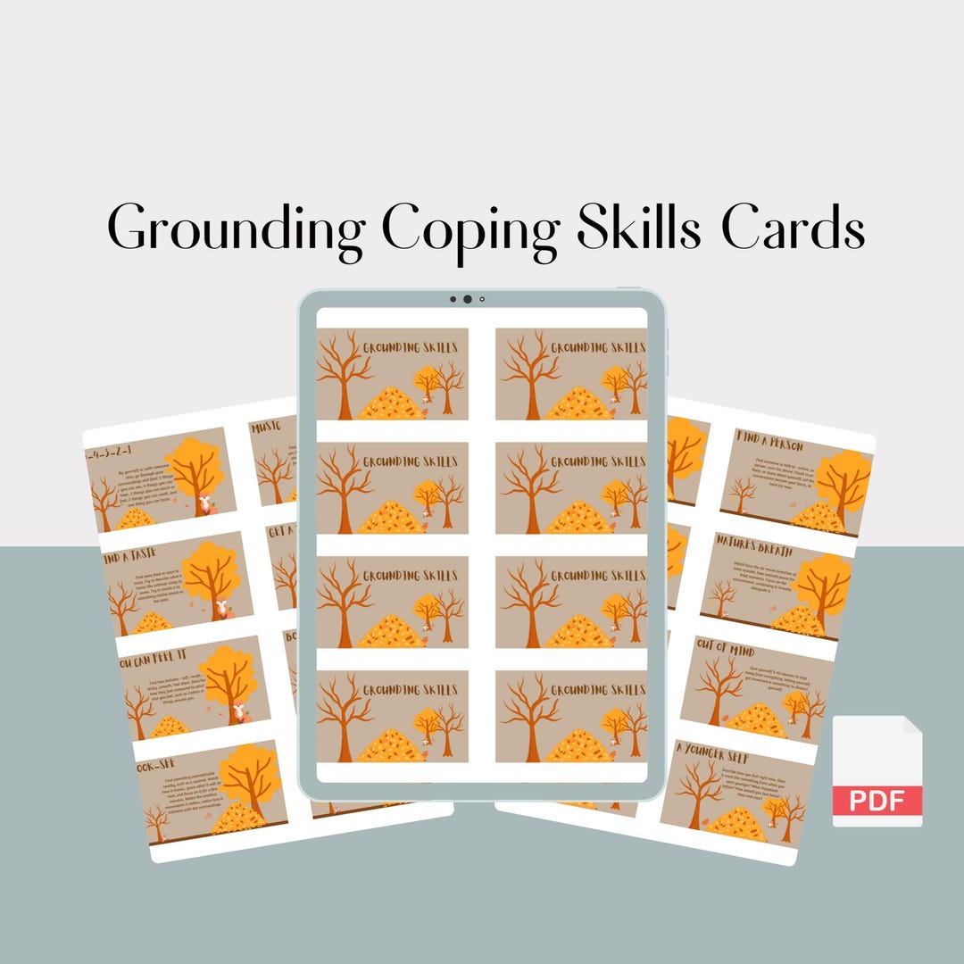 Grounding Coping Cards - 16 Card Digital Download - Etsy