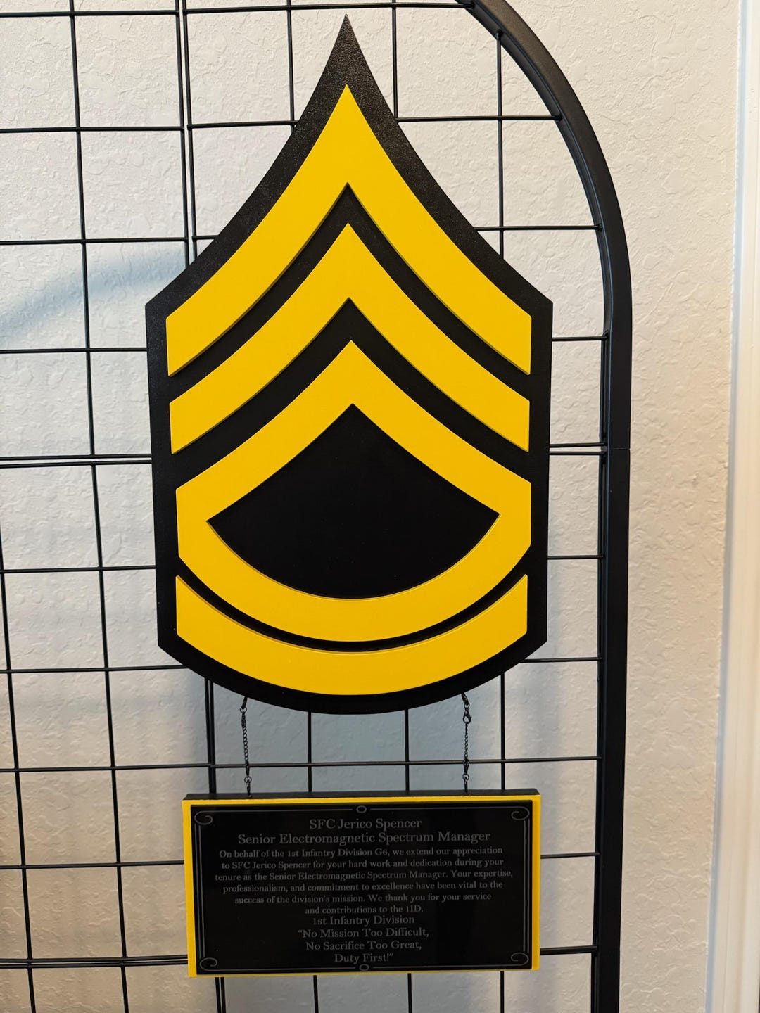 Custom Military Rank Cutout: Wooden Plaque, Promotion/retirement Gift ...