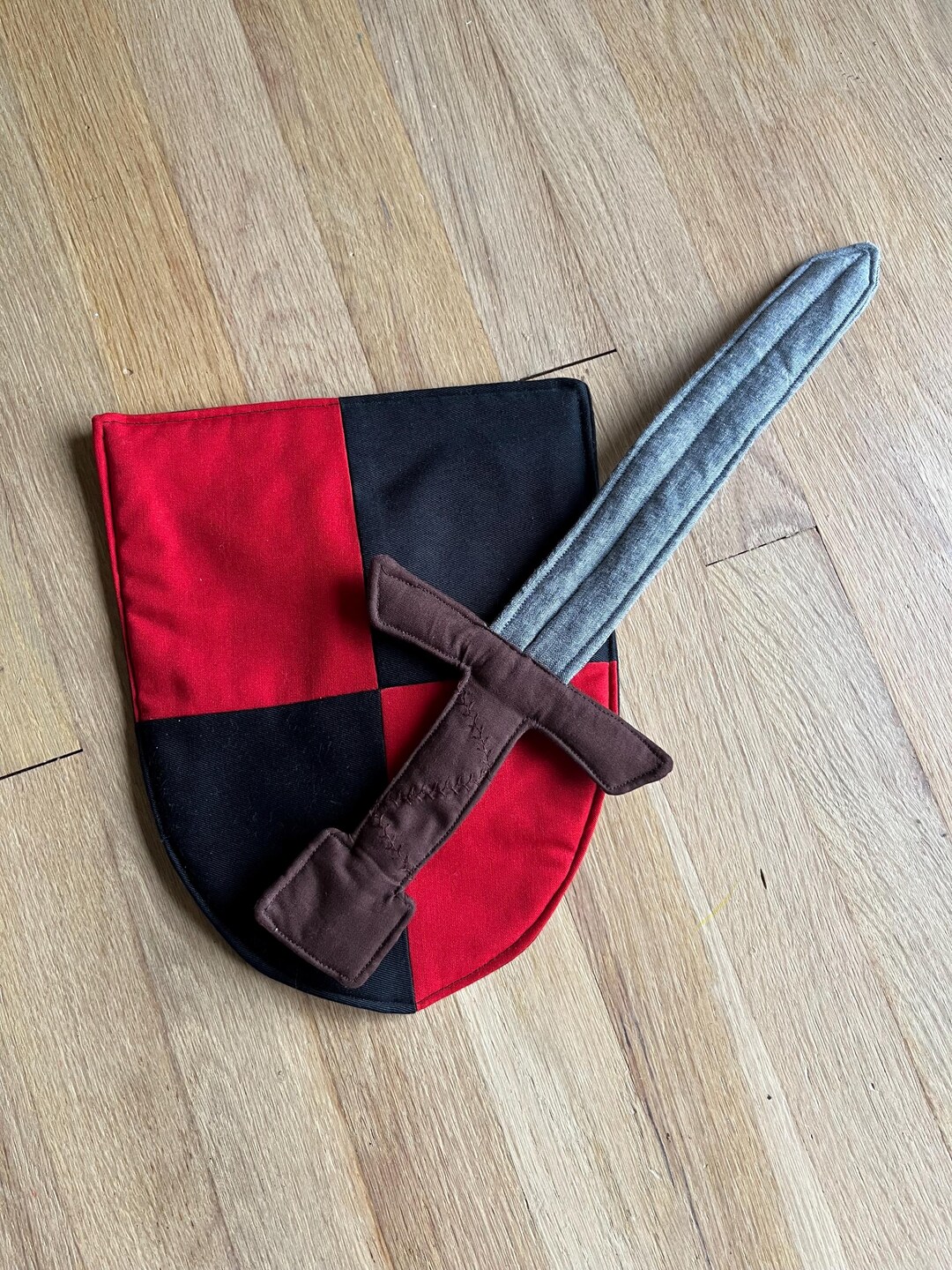 Quilted Soft Kids Sword and Shield - Etsy