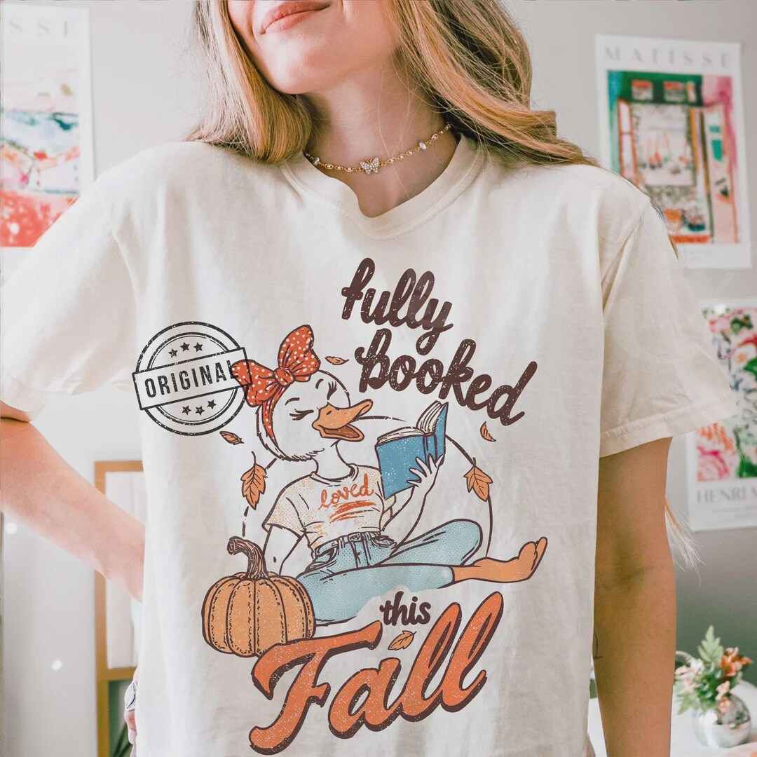 Fully Booked This Fall DTF Transfer, Ready to Press - Etsy