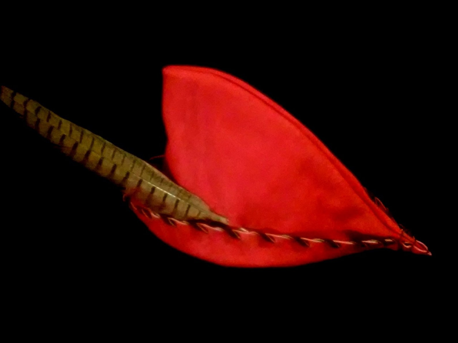 Red Suede Prince / Robin Hood / Squire Child's Hat - Etsy