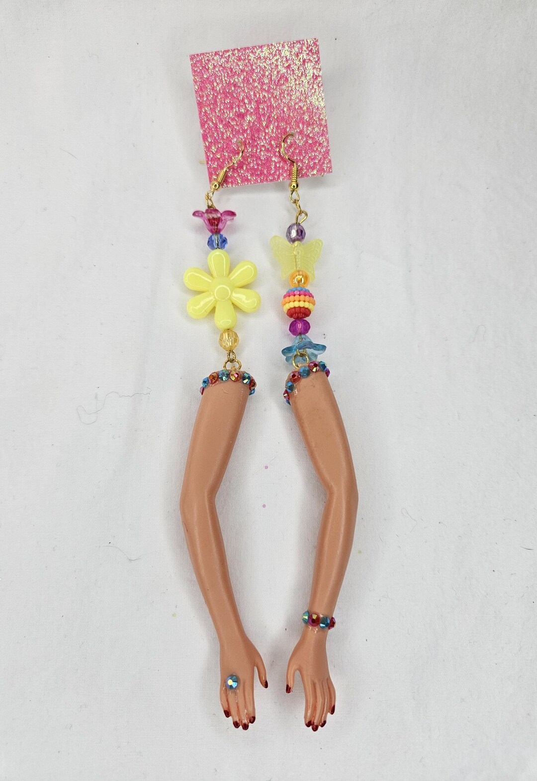 Barbie Arm Earrings Handmade OOAK Collectable - Etsy