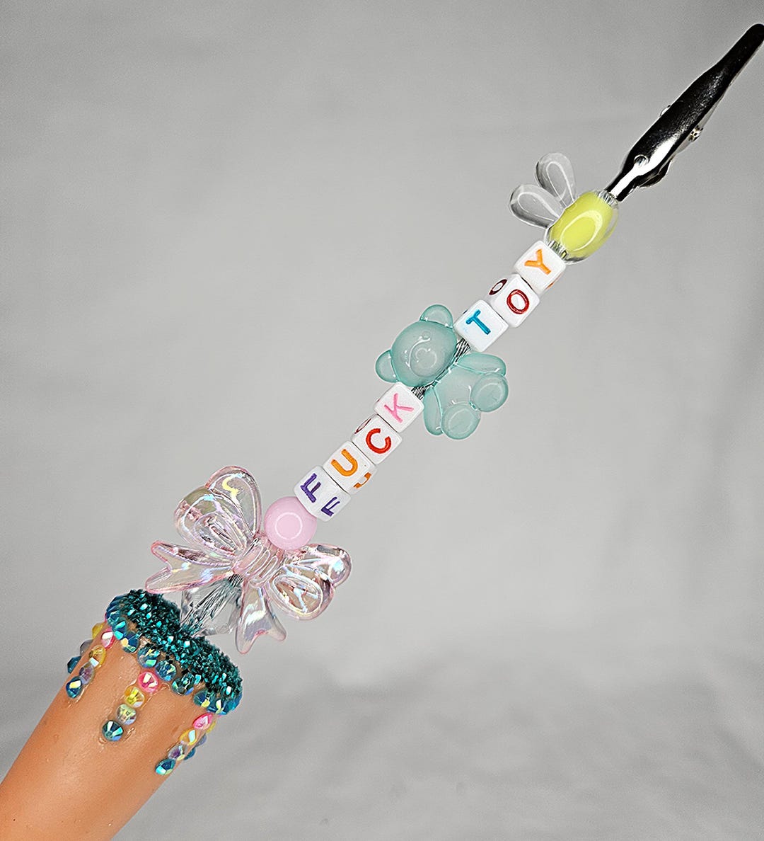 Barbie Leg Smoke Wand, Joint Clip, Smoking Clip, Barbie Joint Holder ...