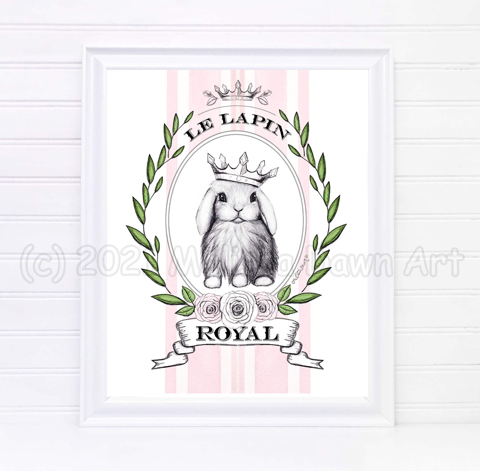 Royal Rabbit / Paris Bunny Art / Rabbit Printable / Vintage - Etsy Denmark
