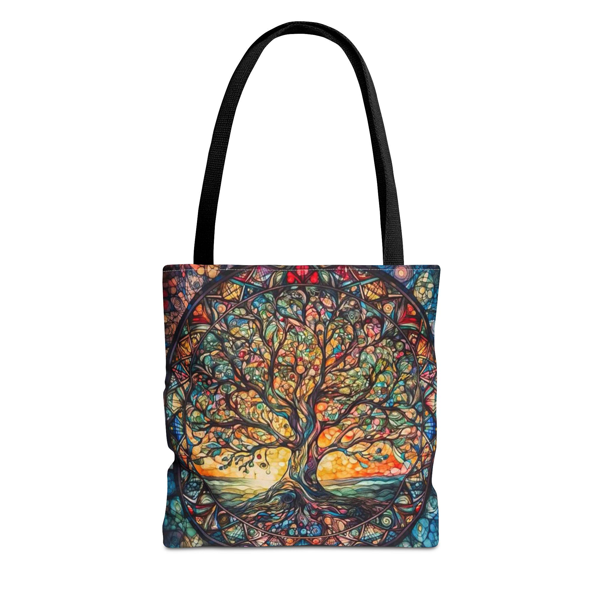 Mystical Nature Tote Bag With Tree of Life Design - Etsy