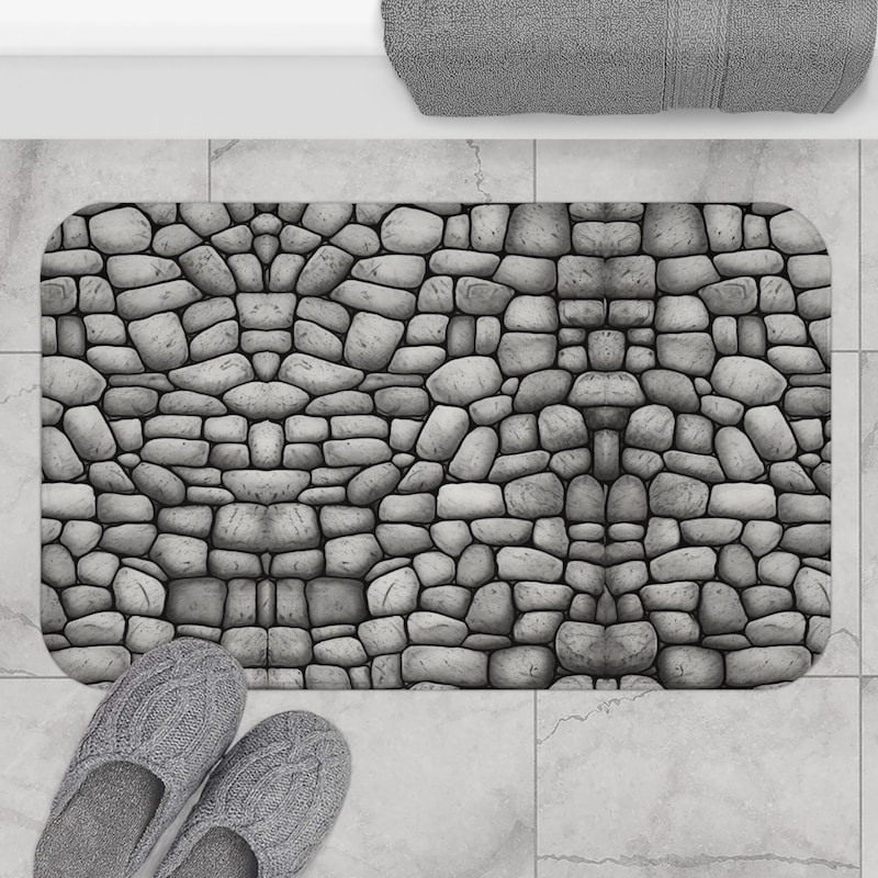 Pebble Bath Rug - Etsy