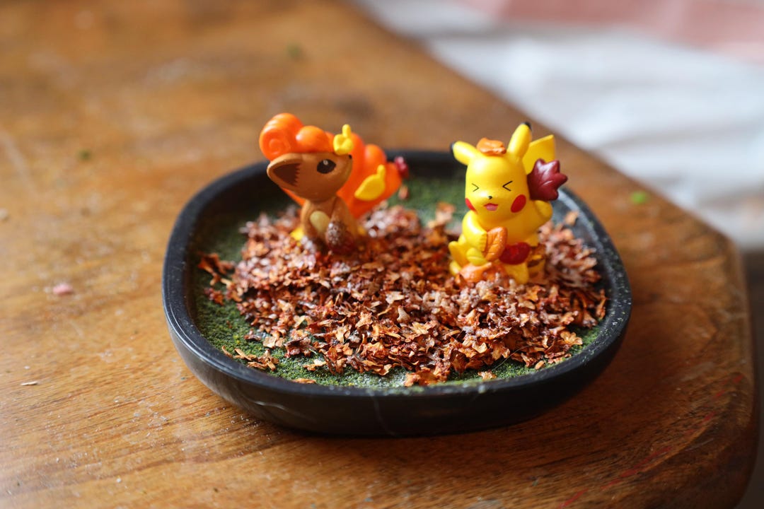 Fall Pikachu and Vulpix - Etsy