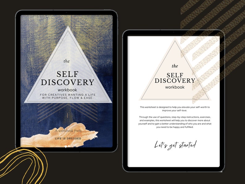 Self-discovery Digital Workbook Mental Health Journal - Etsy