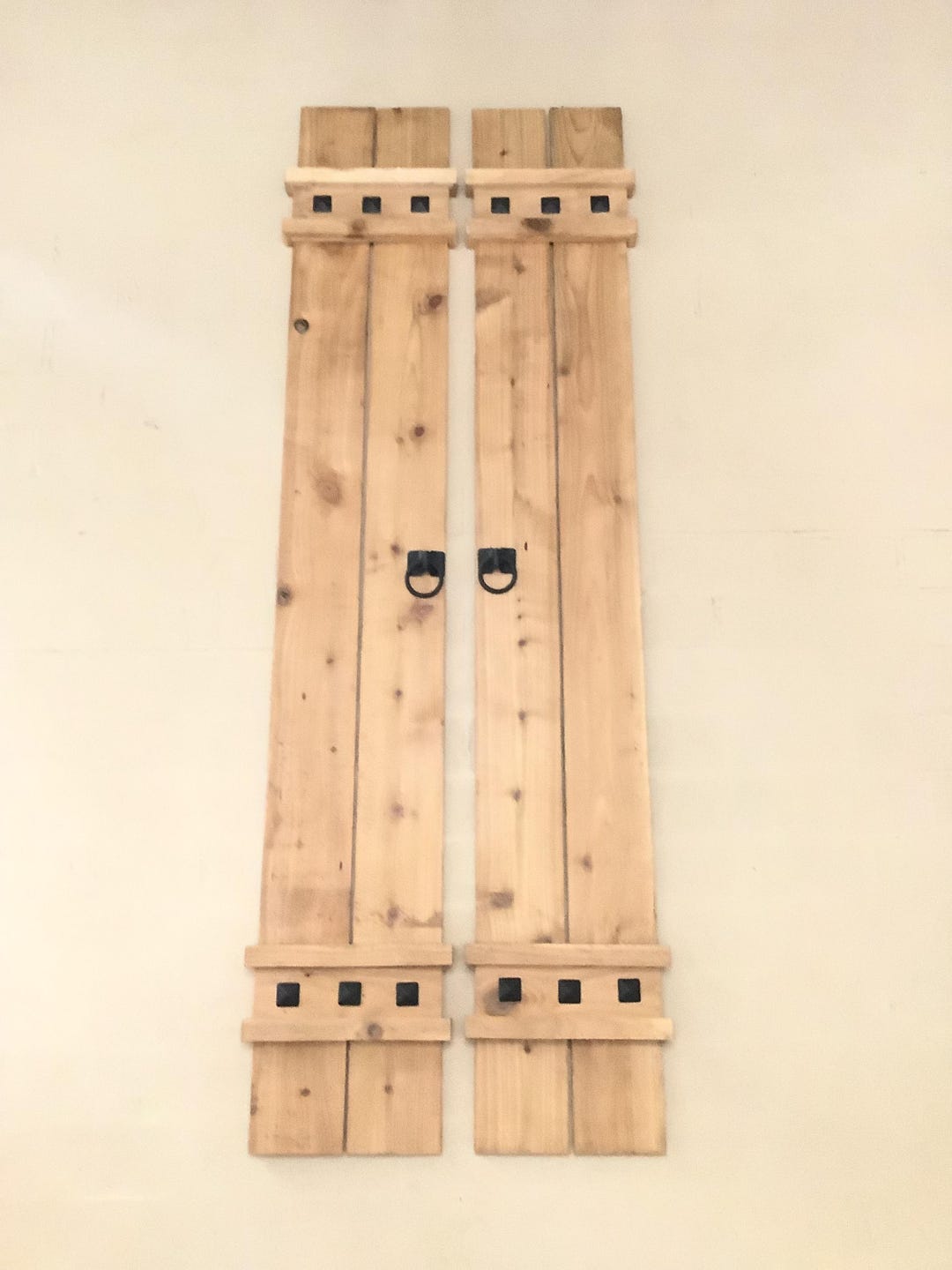 Custom Made Cedar Wood House Shutters - Etsy