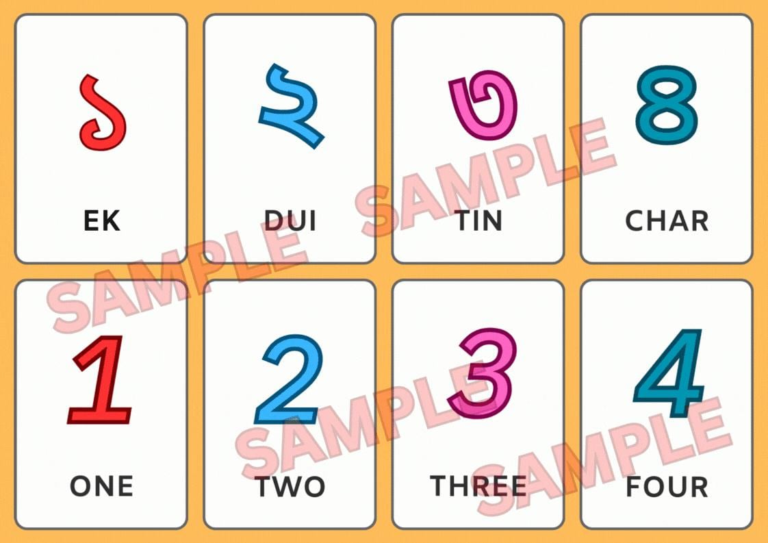 Bangla Numbers 1–10 Printable Worksheet | Learn Bangla Counting for ...