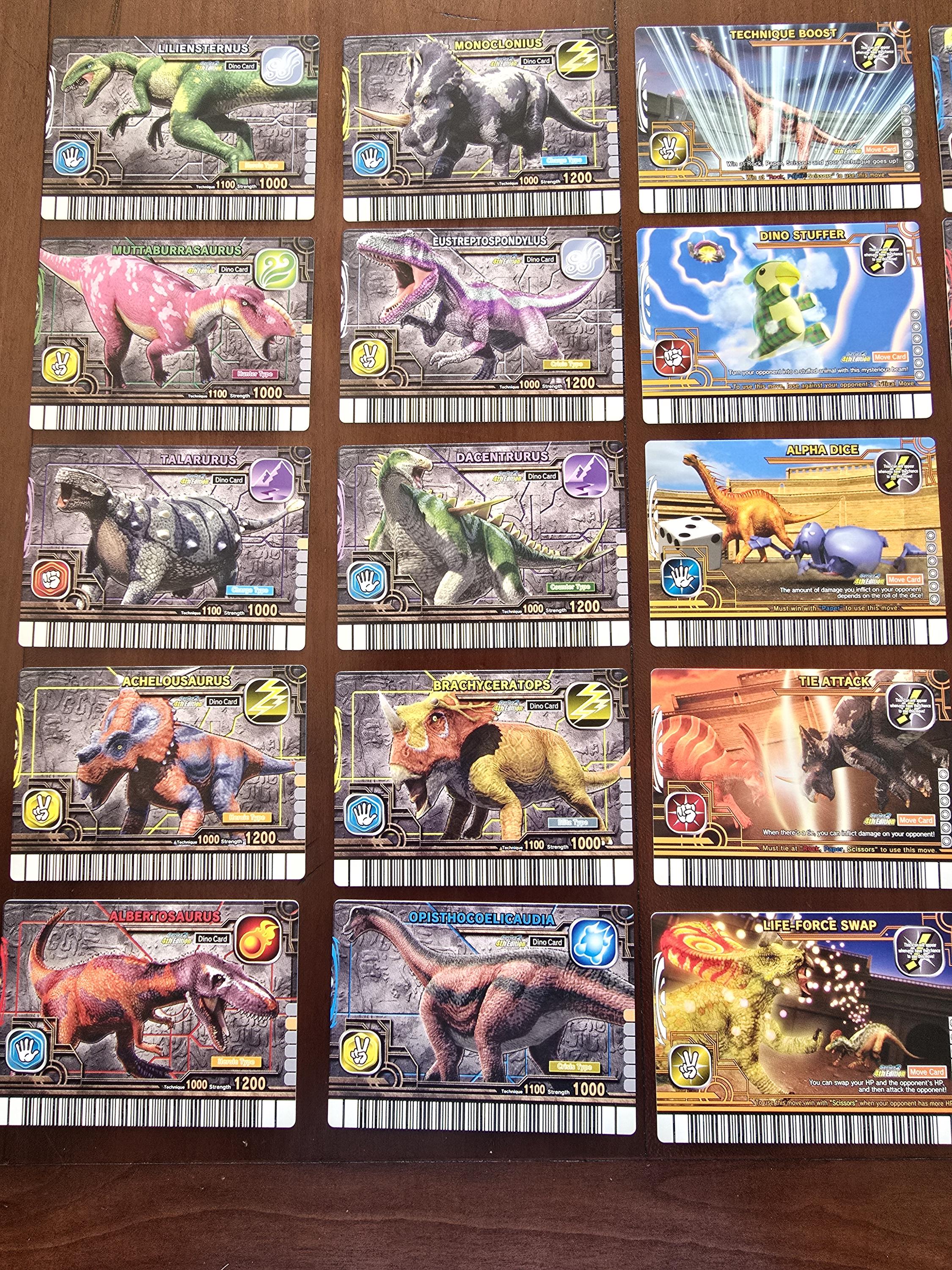 SEGA - Dinosaur King Arcade Cards - Customised 30 Card Set - Etsy