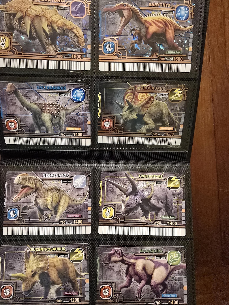 SEGA Dinosaur King Arcade Card Collection: 117 Cards in Binder - Etsy