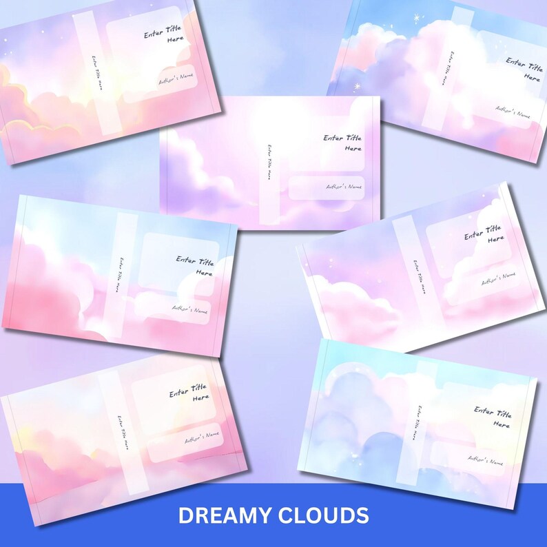 Composition Book Cover Canva Template for Personalized Journal, Diary ...