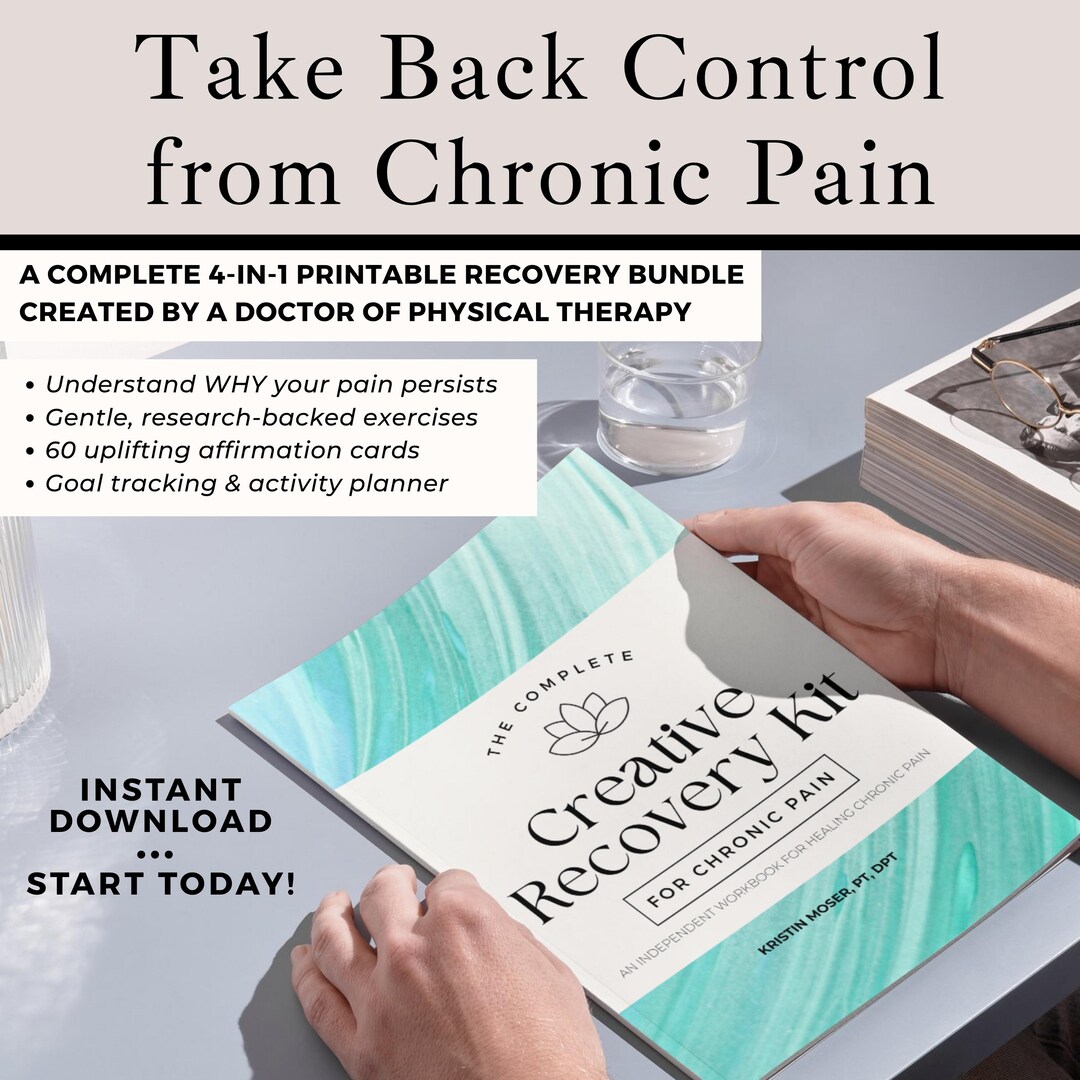 Chronic Pain Recovery Kit | Workbook, Affirmations, Planner (digital ...