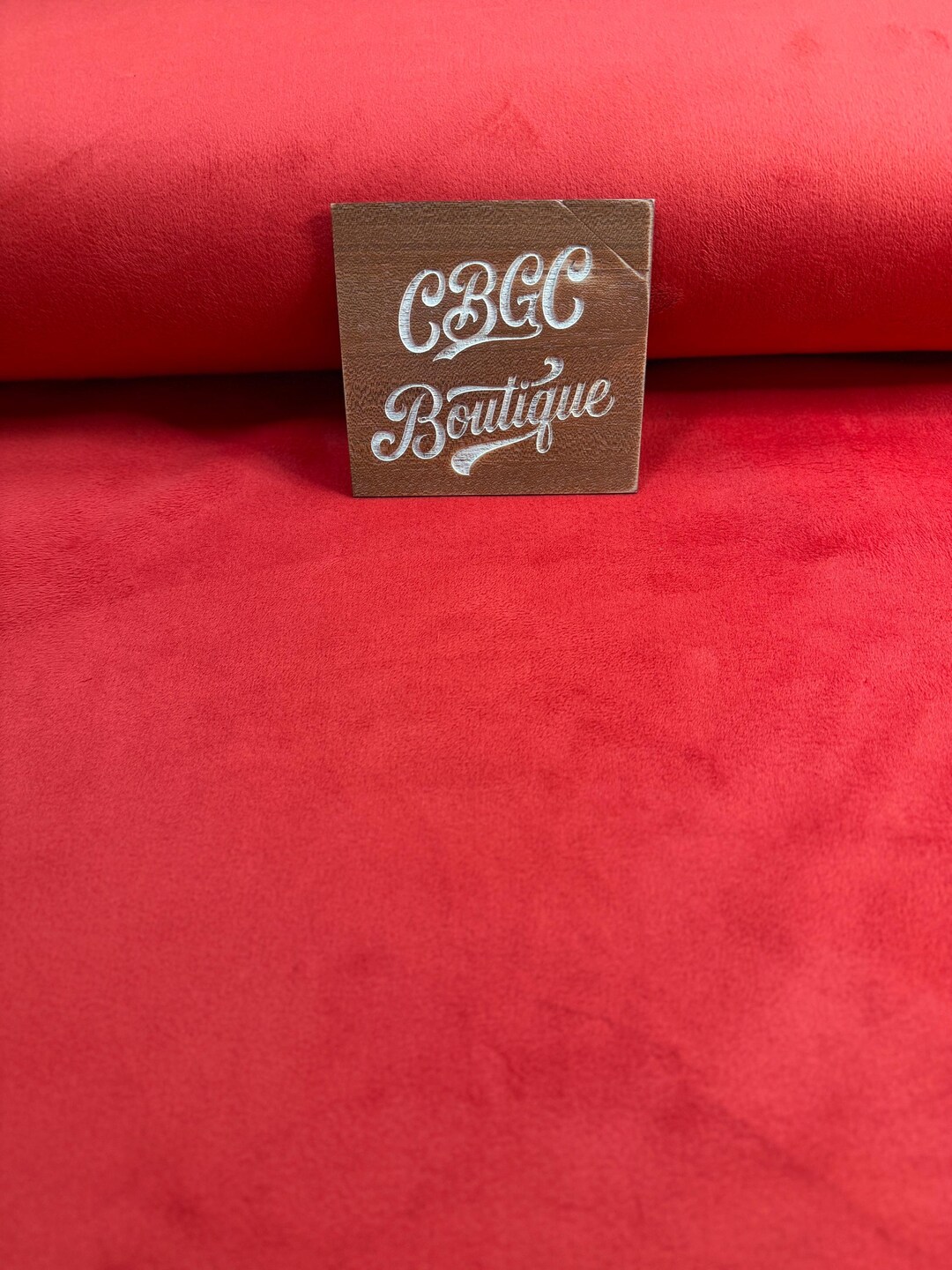 Solid Cuddle®3 Minky Plush Fabric – Ultra-soft Scarlet Polyester for ...