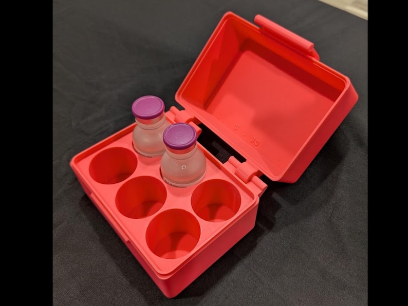 Vial Storage Case: 30ml, 3ml, 5ml, 10ml Bacteriostatic Water, Fridge ...